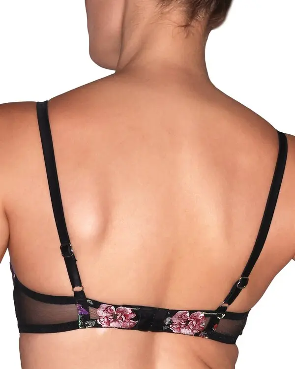 Fleur Du Mal Wildflower Balconette Bra