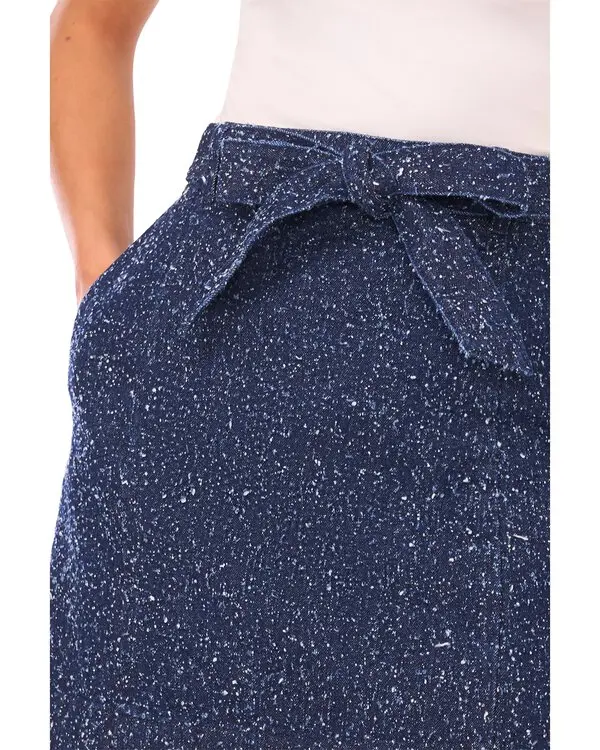 CECE DUPRAZ Stitched Texture Mini Skirt