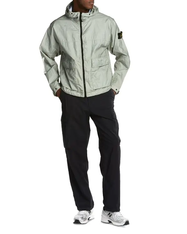 Stone Island Capospalla Zip Hooded Jacket - Sage