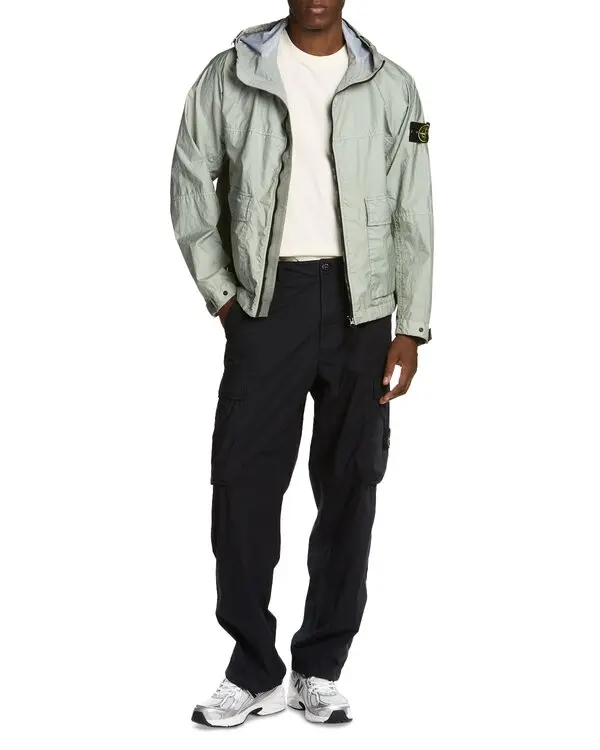 Stone Island Capospalla Zip Hooded Jacket - Sage