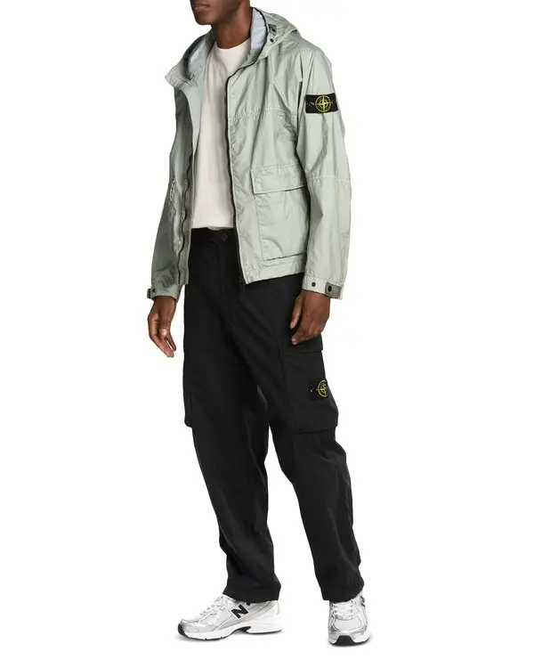 Stone Island Capospalla Zip Hooded Jacket - Sage
