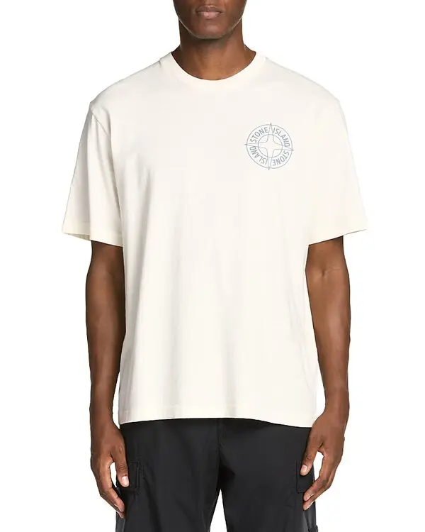 Stone Island Cotton Tee - Ivory