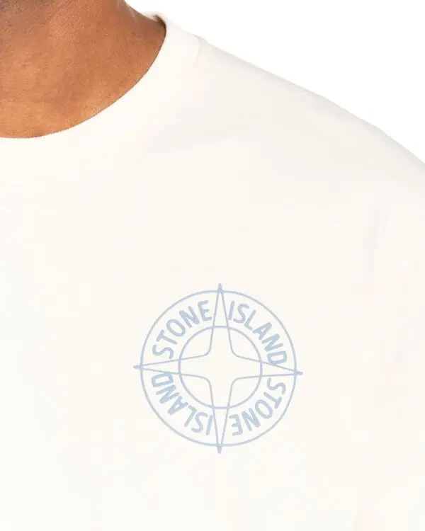 Stone Island Cotton Tee - Ivory