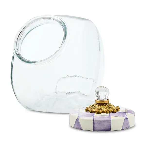 MACKENZIE-CHILDS Cookie Jar With Check Lid