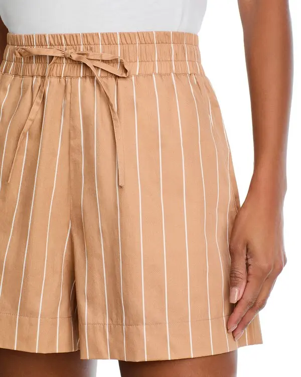 French Connection Alexis Poplin Stripe Shorts