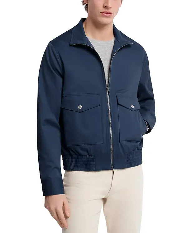 Michael Kors Cotton Stretch Harrington Jacket