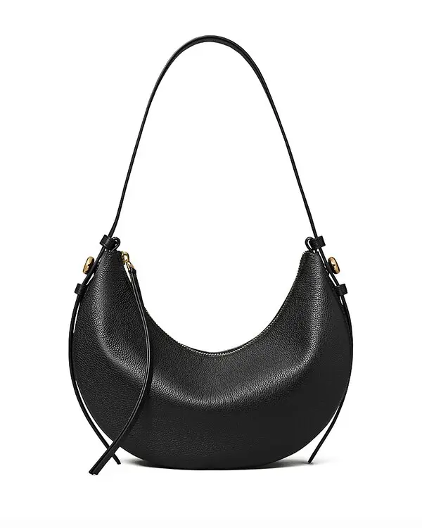Tory Burch Romy Crescent Shoulder Bag - Black