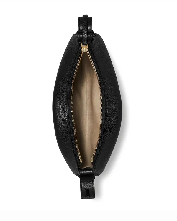 Tory Burch Romy Crescent Shoulder Bag - Black