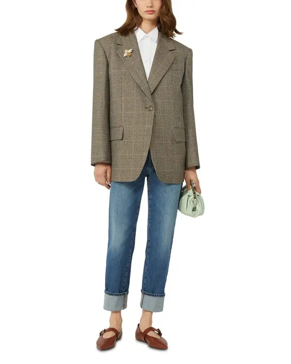 Max Mara Argento Denim Jeans