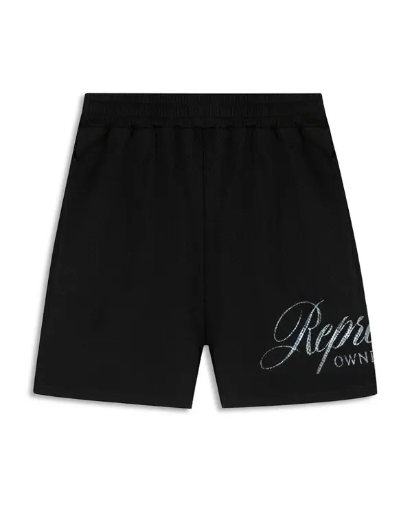 REPRESENT Owner's Club Script Mesh 11.8" Shorts