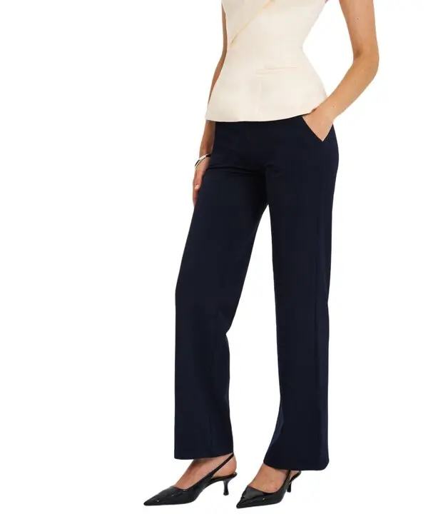 MISS CIRCLE NEW YORK Yanin Low-rise Straight-leg Trousers