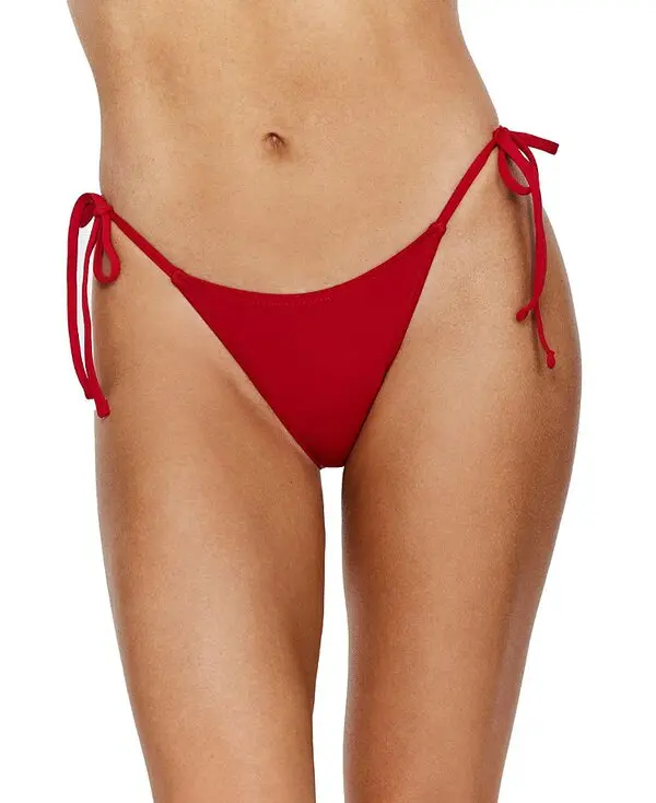 GOTTEX Beach Time Side Tie Bikini Bottom - Red