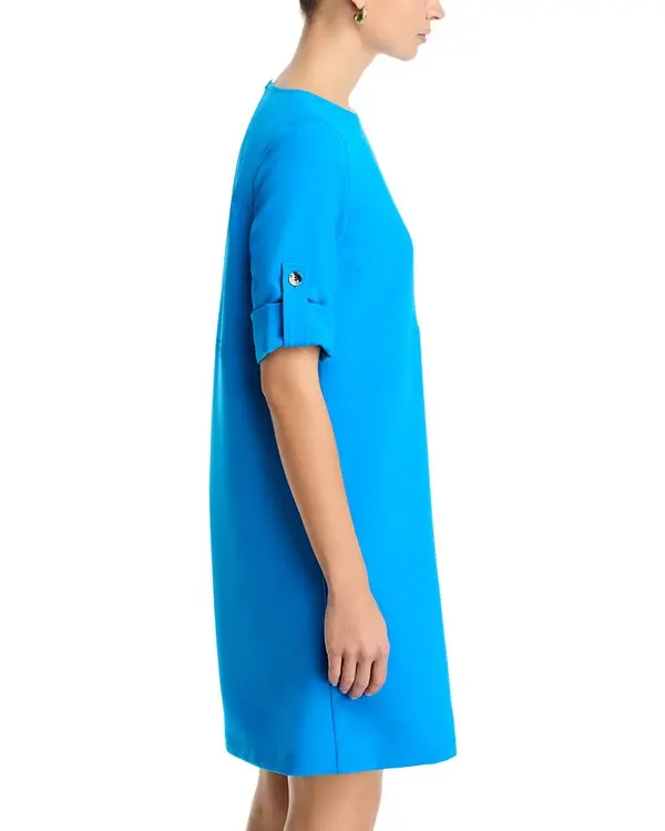 Caroline Rose Tabi Tee Shirt Dress - Vivid Blue
