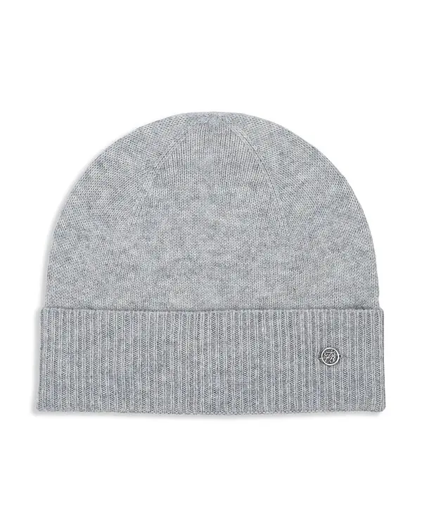 Ted Baker London Wool & Cashmere Knit Beanie - Grey