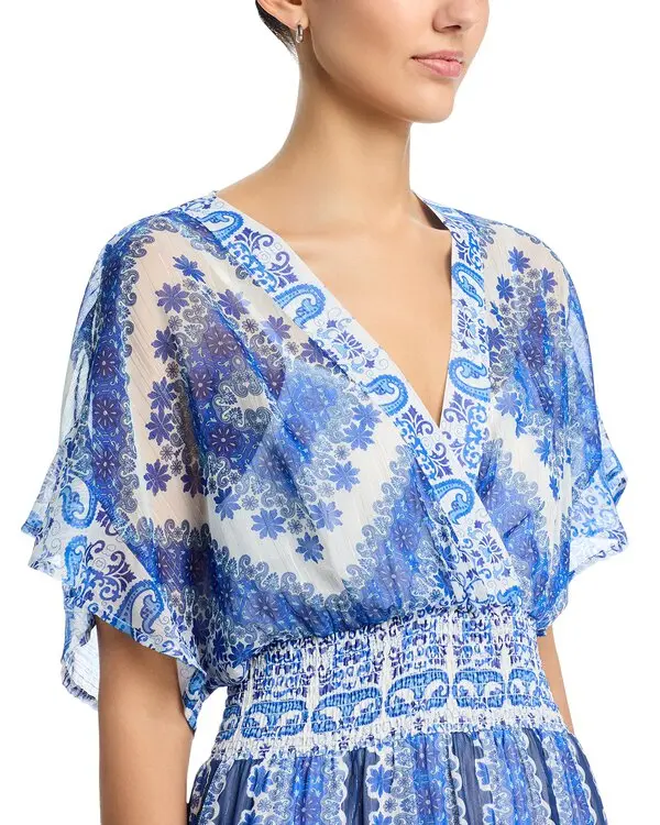 KOKO + MASON Blouson Midi Dress