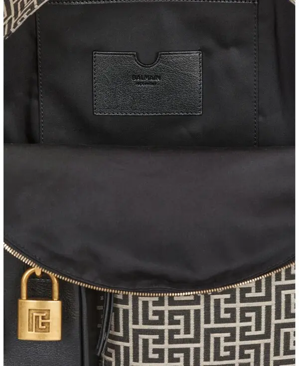 Balmain Pulse Monogram Jacquard Backpack