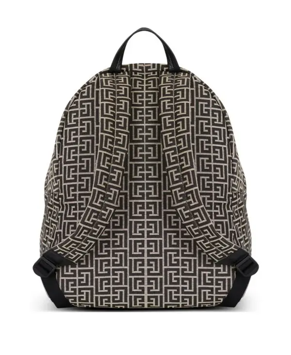 Balmain Pulse Monogram Jacquard Backpack
