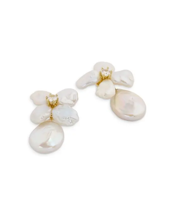 Shashi Fleur De Cleo Earrings - No Color