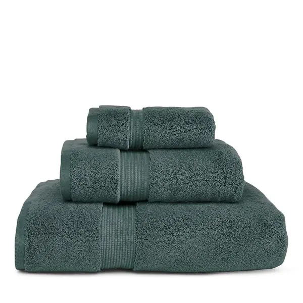 HUDSON PARK COLLECTION Luxe Turkish Tub Mat Exclusive - Bottle Green