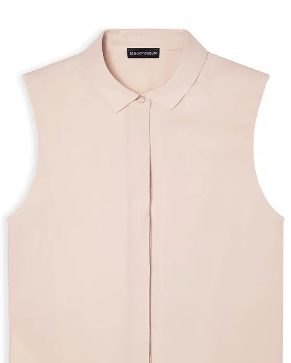 Emporio Armani Gabardine Shirt - Light Pink