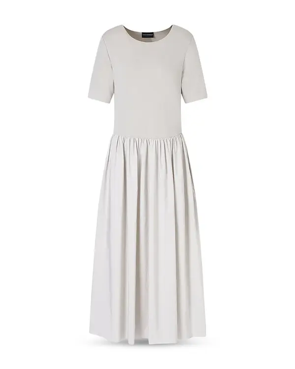 Emporio Armani Mixed Media Dress