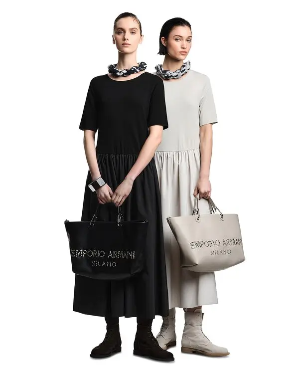 Emporio Armani Mixed Media Dress