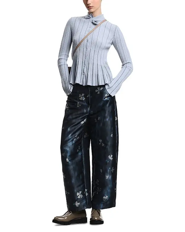 Emporio Armani Collared Cardigan Sweater