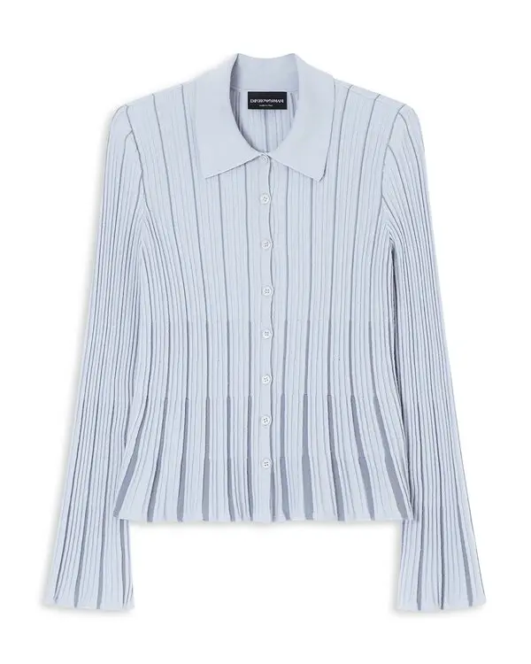 Emporio Armani Collared Cardigan Sweater