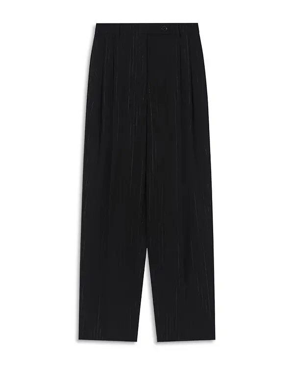 Emporio Armani Straight Pleated Pants