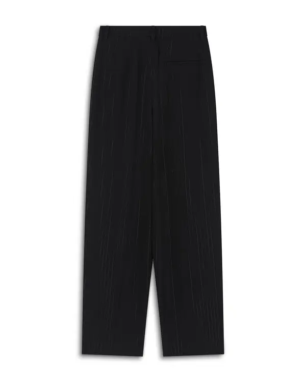 Emporio Armani Straight Pleated Pants
