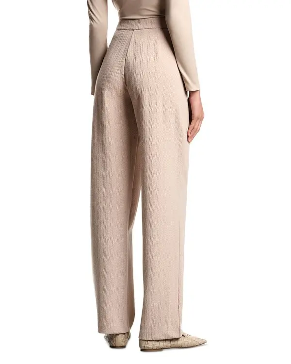 Emporio Armani Chevron Jacquard Pants