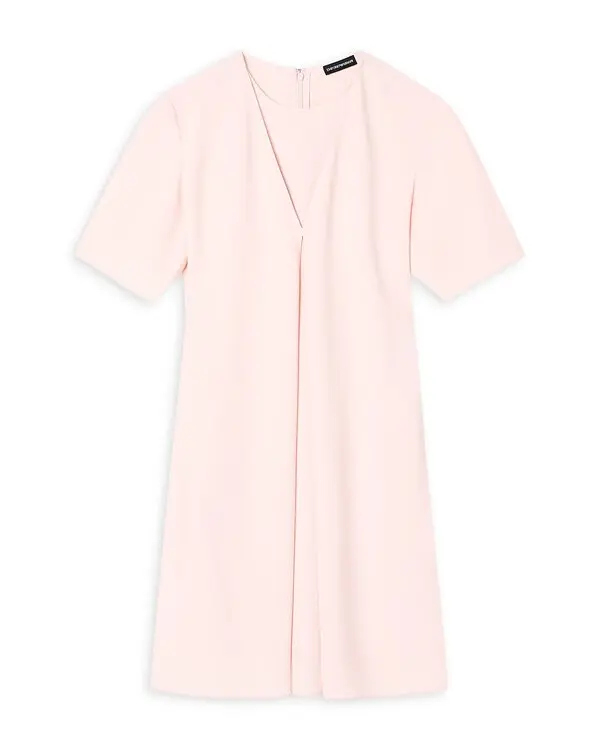 Emporio Armani Inverted Pleat Shift Dress