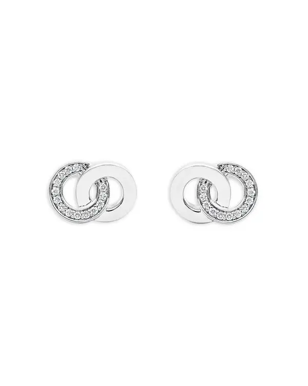 Lagos Sterling Interlocking Stud Earrings