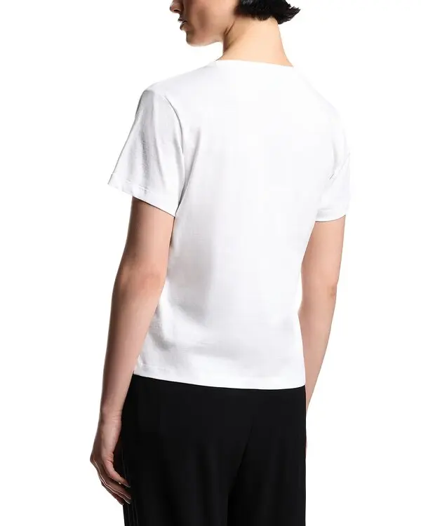 Emporio Armani Embellished Logo Tee