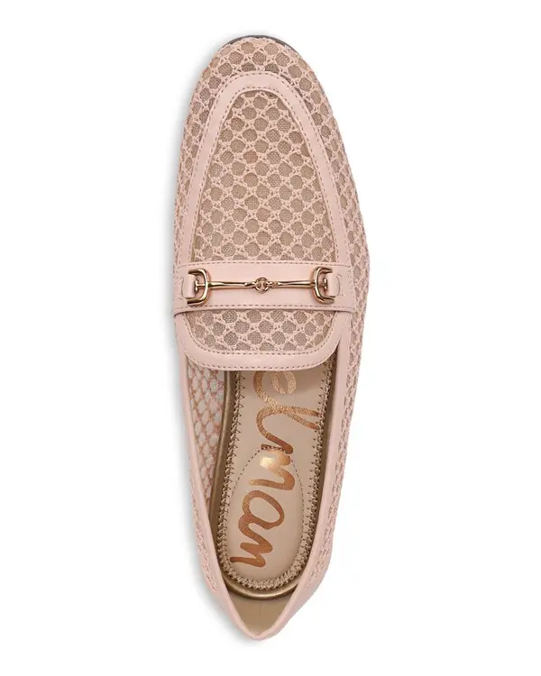 Sam Edelman Loraine Mesh Bit Loafers - Ballet Pink