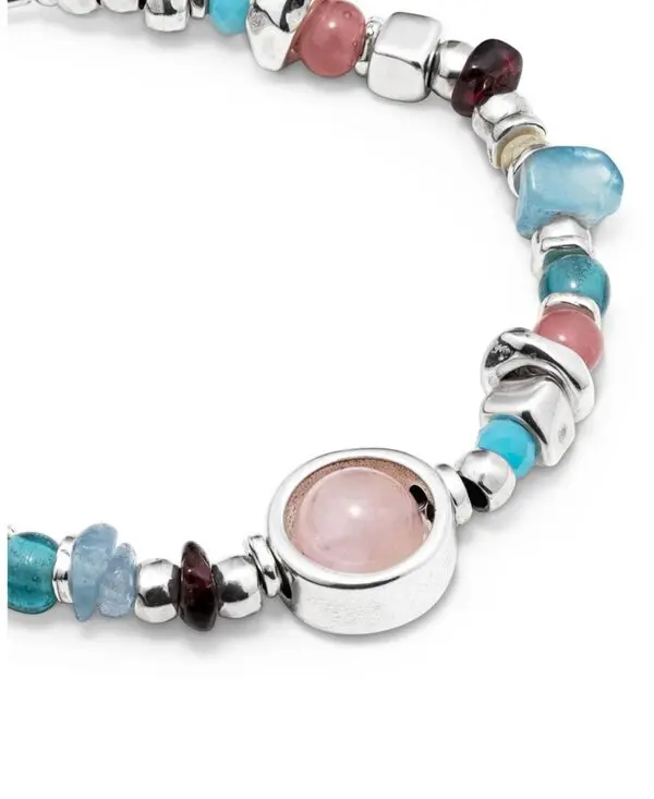 UNODE50 Stone & Crystal Beaded Bracelet