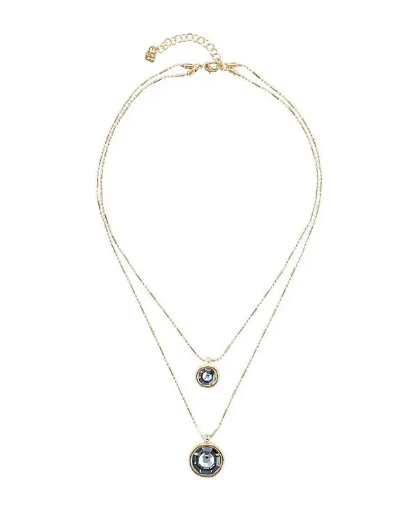 UNODE50 Double Strand Pendant Necklace - Gold