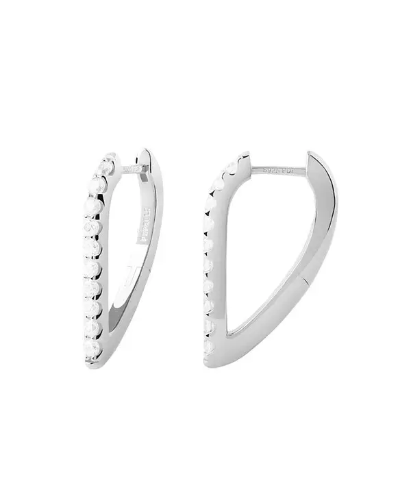 PDPAOLA Gloss Hoops - Silver