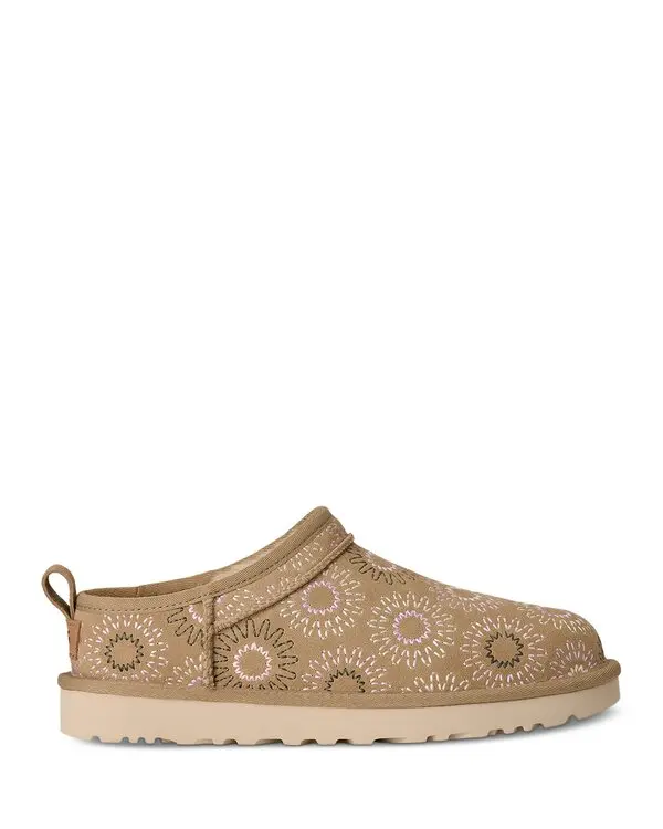 UGG Classic Sun Stitch Suede Mini Boots