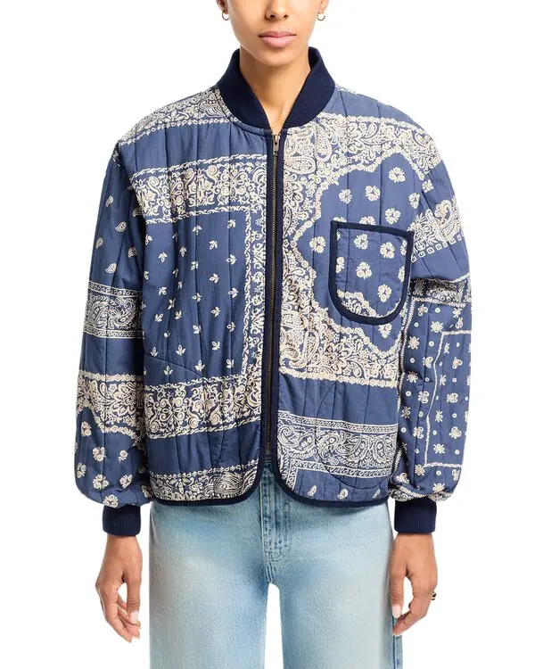 The Great. The Quilted Bomber Jacket