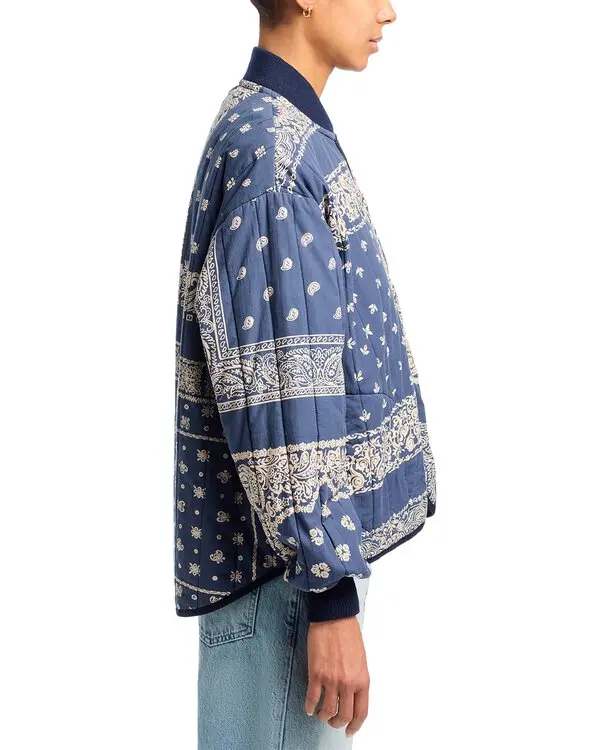 The Great. The Quilted Bomber Jacket