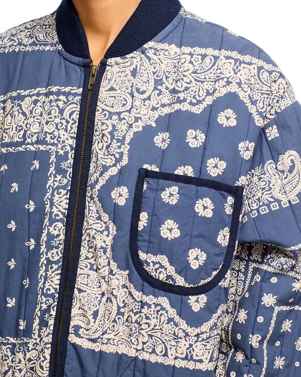 The Great. The Quilted Bomber Jacket