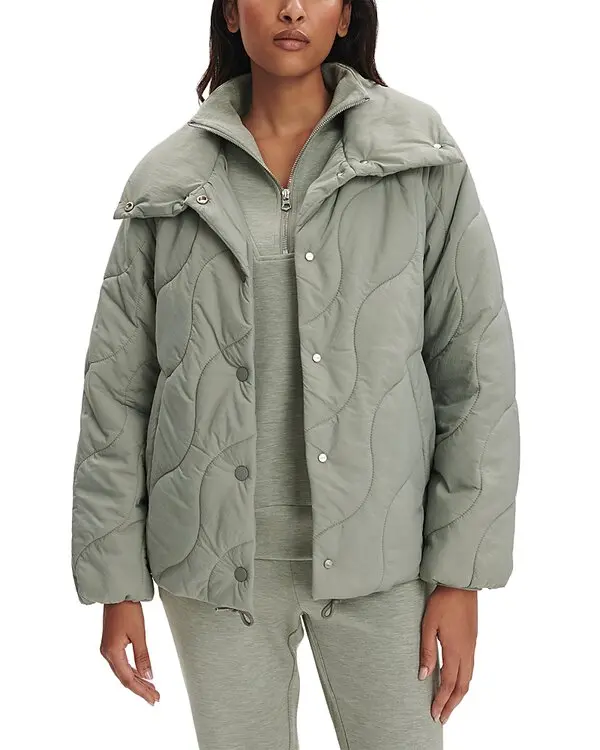 Varley Fabia Quilted Jacket - Shadow
