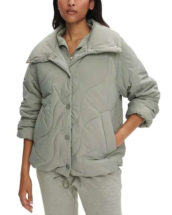 Varley Fabia Quilted Jacket - Shadow