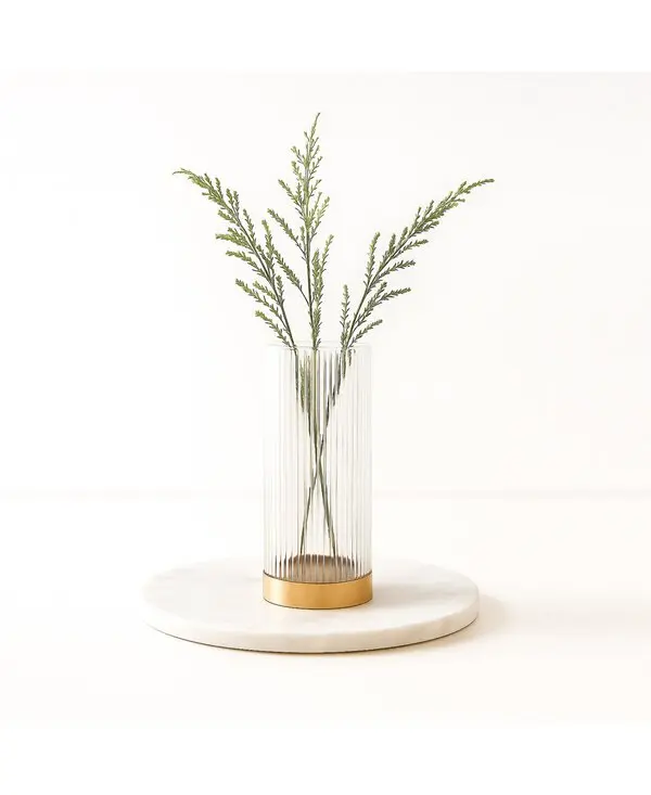 FLECK Fluted Glass Vase/planter