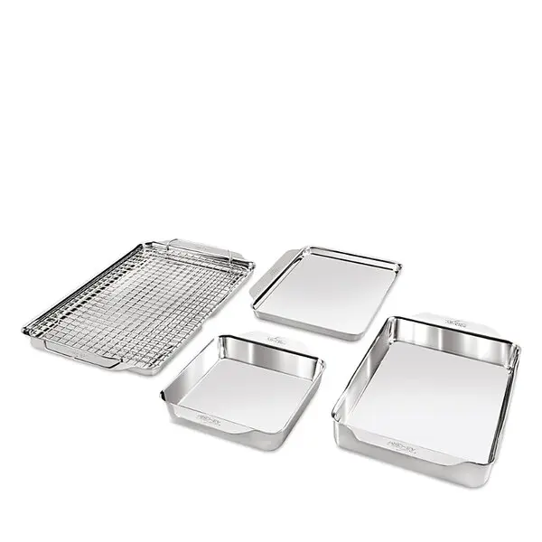 ALL-CLAD 5 Piece Bakeware Set - Stainless