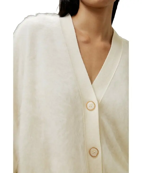 Lilysilk Hestia Cashmere Cardigan - White