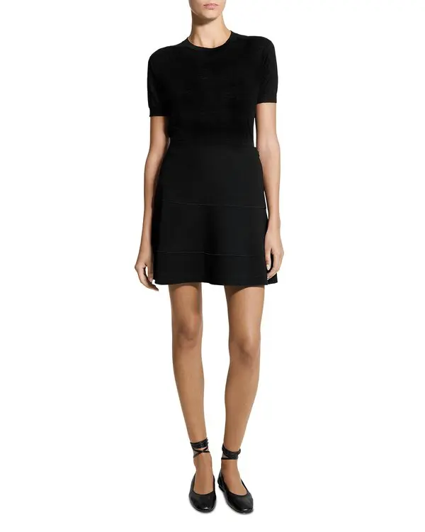 Theory Tiered Seam Skirt