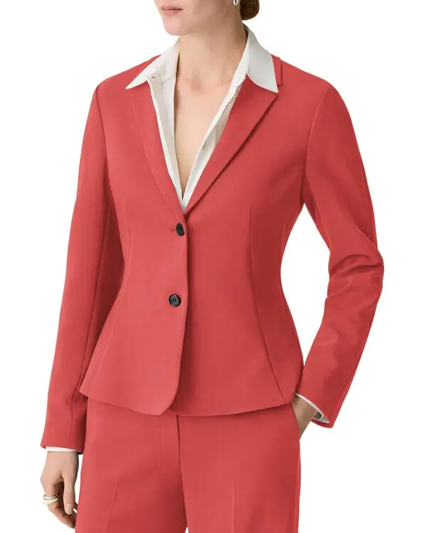 Theory Shaped Blazer - Claret