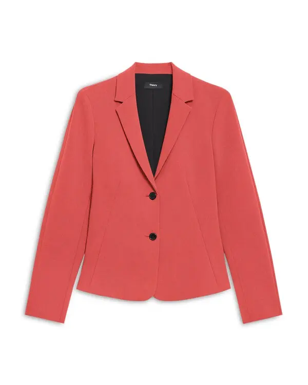 Theory Shaped Blazer - Claret